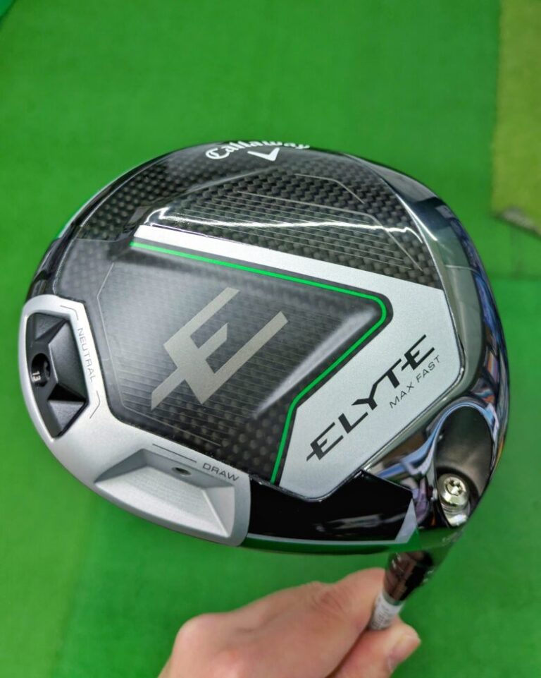 キャロウェイのELYTE MAXFAST(エリート マックスファスト)ドライバーの試打レビューと前作比較｜空気抵抗が少なくカスタマイズ性能豊富な軽量モデル！